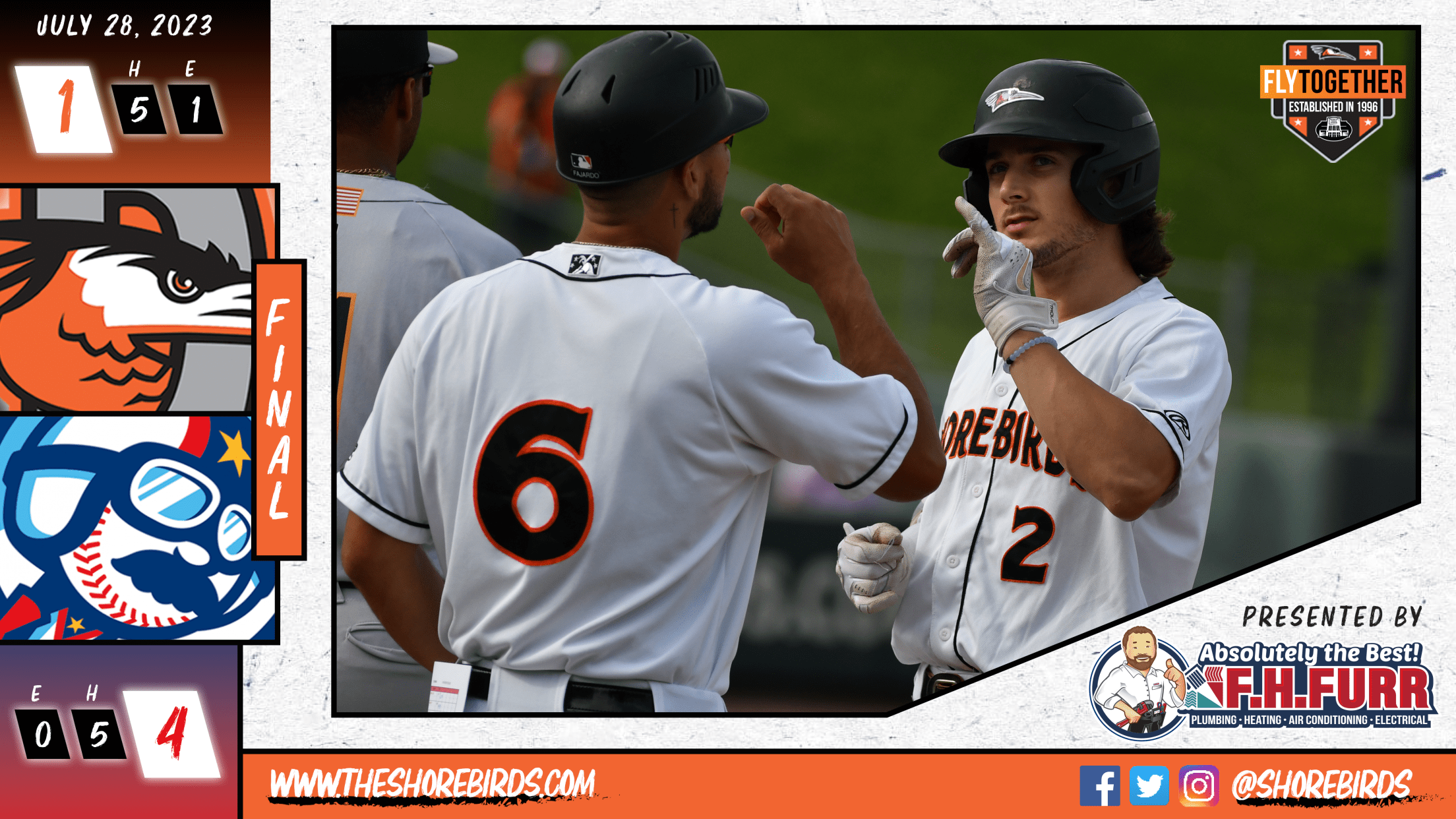 Shorebirds Drop Third Straight Game to Cannon Ballers | MiLB.com Shorebirds Drop Third Straight Game to Cannon Ballers | MiLB.com