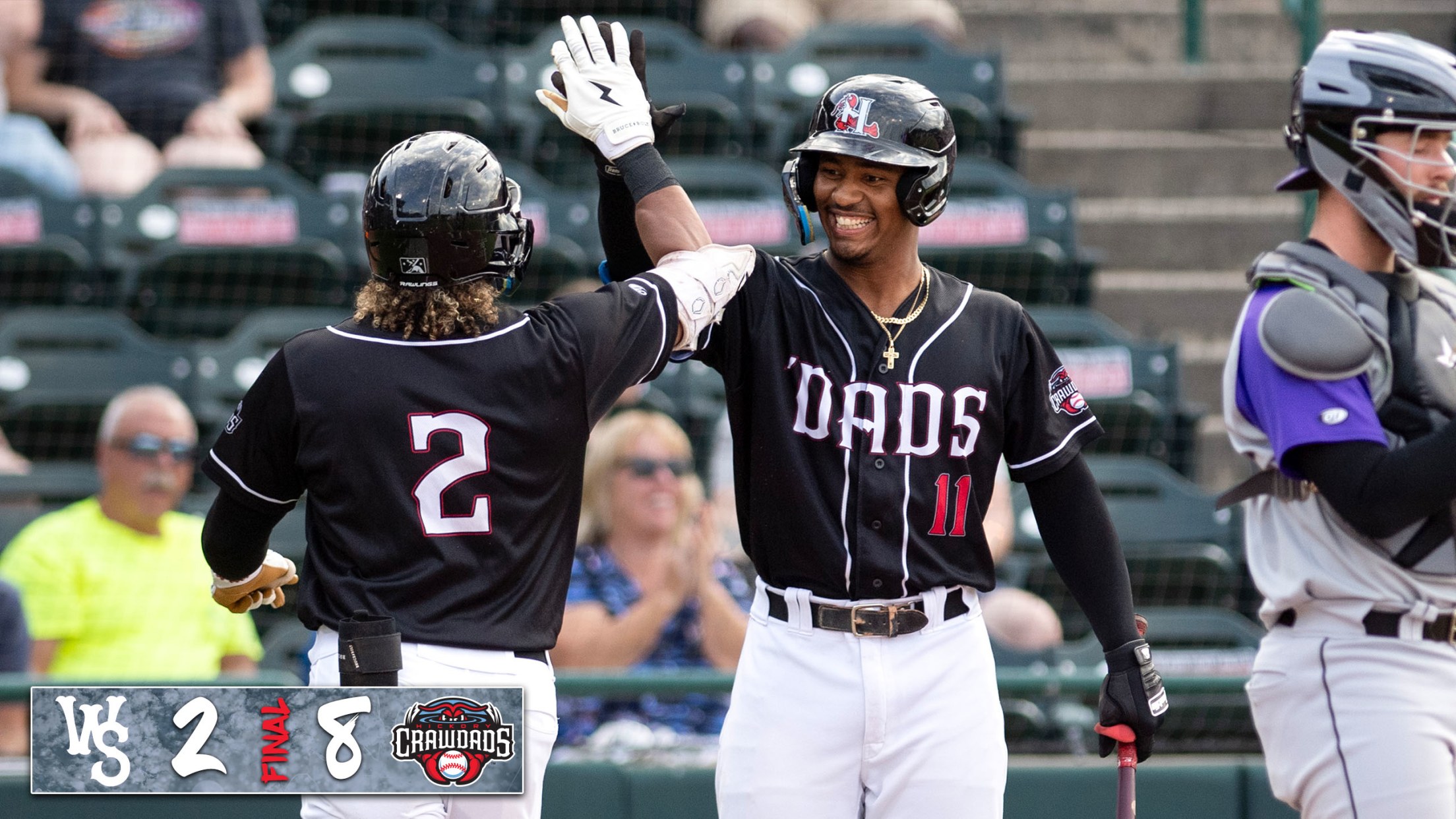 Crawdads Slug Way to 8-2 Win | MiLB.com