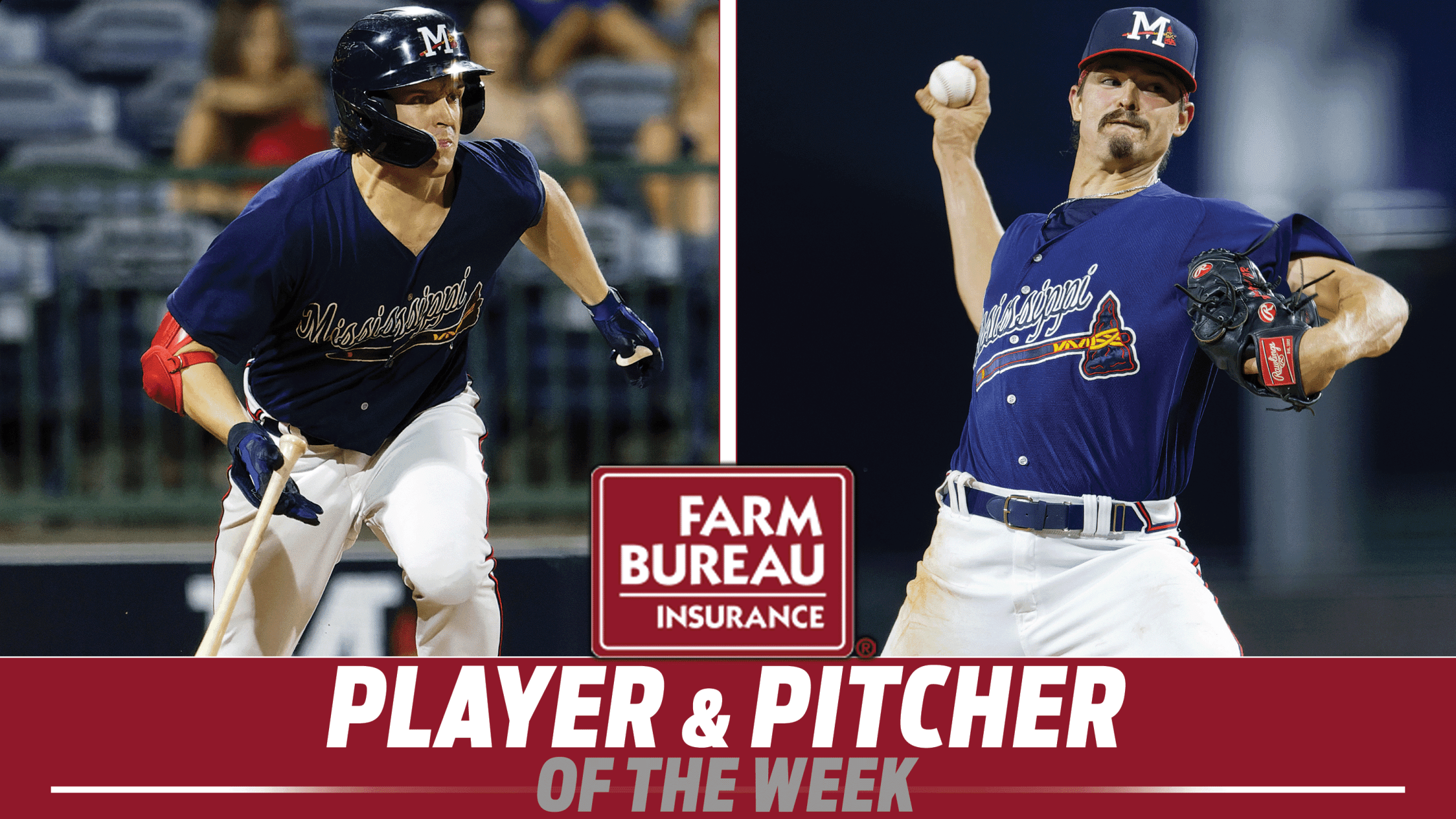 Franklin, Riley Named Farm Bureau Players of the Week | MiLB.com
