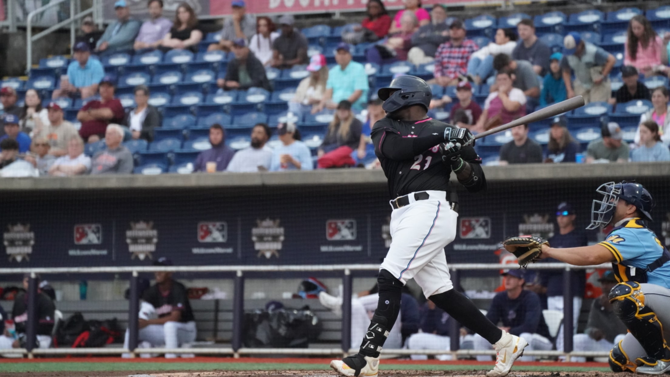 McIntosh Slams Blue Wahoos to 12-7 Win | MiLB.com