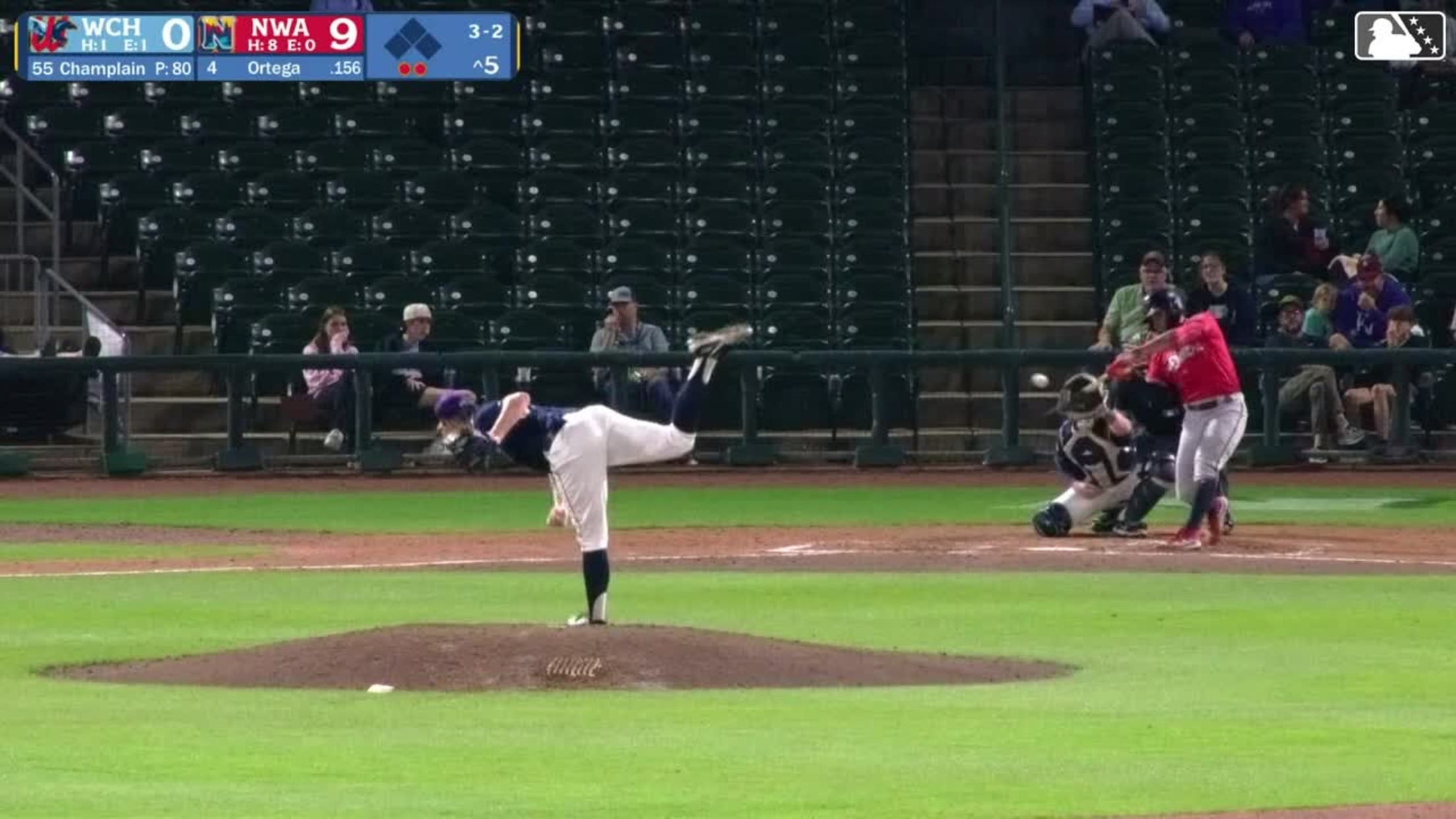 Champlain, Naturals Blast Wind Surge 12-3 Thursday | MiLB.com