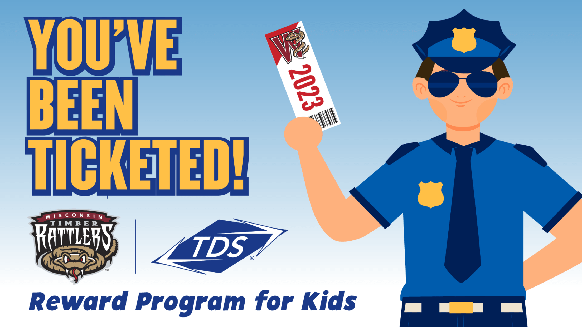 TDS Timber Rattlers You've Been Ticketed 2023 | MiLB.com