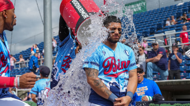 Perozo Blasts 4th Home Run, Bullpen Silences Reading for Series Finale ...