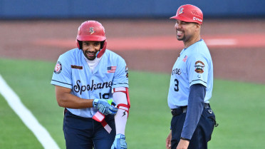 Spokane Cruises in 12-5 Win Over Hops