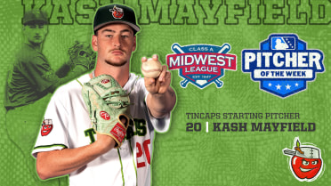 Kash Mayfield Wins Midwest League Pitcher of the Week May 18