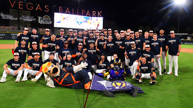 LAS VEGAS AVIATORS® CLINCH SPOT IN 2026 PACIFIC COAST LEAGUE PLAYOFFS