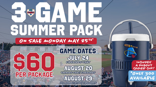 Summer Mini Plan Includes Mini Dugout Cooler Cup
