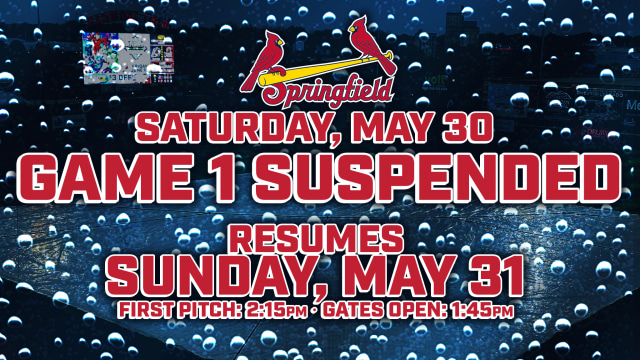 Saturday game suspended, new game time Sunday