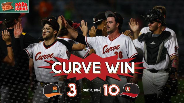 Curve Hammer Baysox in 10-3 Win