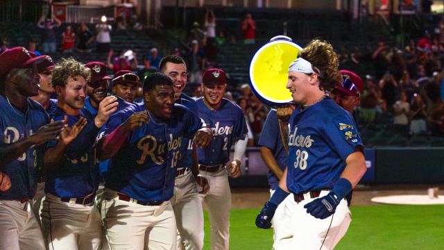Perich’s walk-off home run caps crazy, back-and-forth Riders win