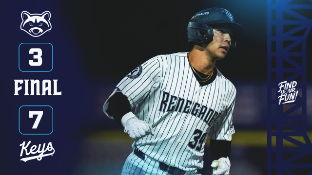 Tough Start: Renegades drop opener to Keys