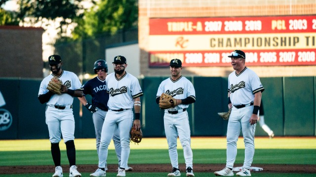 The Sacramento River Cats are defeated 2-3 at Sugar Land in the rain ...