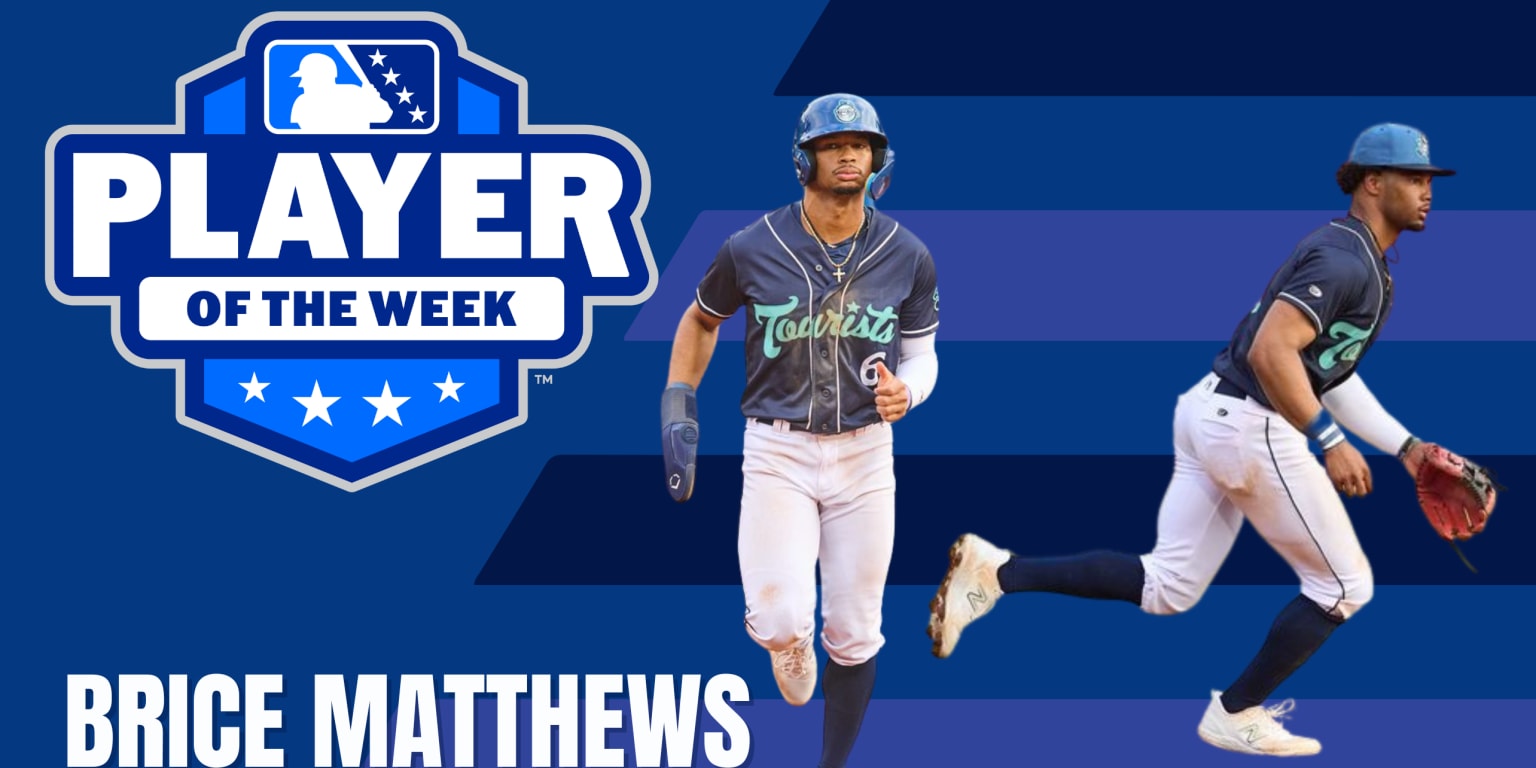 Brice Matthews Named South Atlantic League Player of the Week | MiLB.com Brice Matthews Named South Atlantic League Player of the Week | MiLB.com