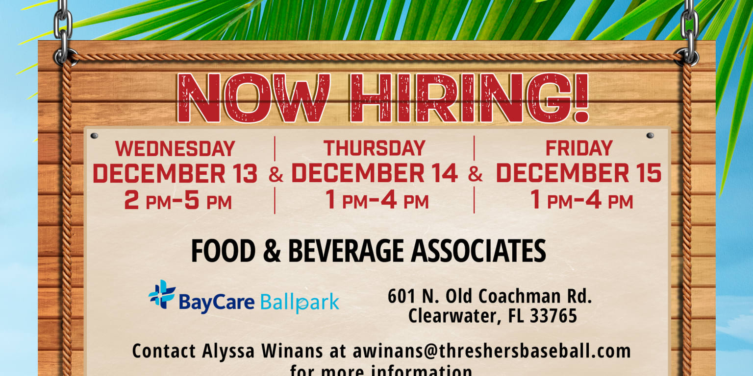 Threshers December Job Fairs | MiLB.com