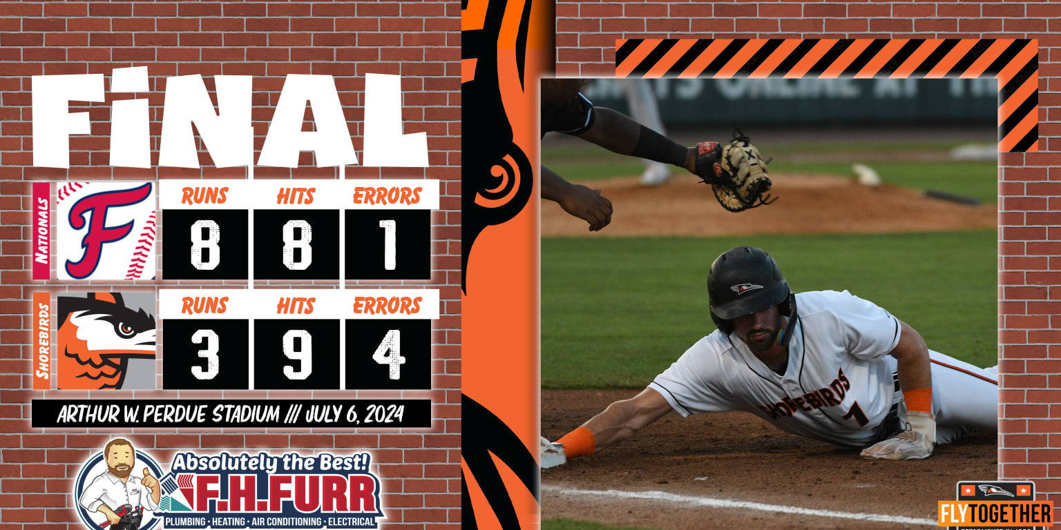 Fred Nats Pull Away Late to Defeat Shorebirds | MiLB.com