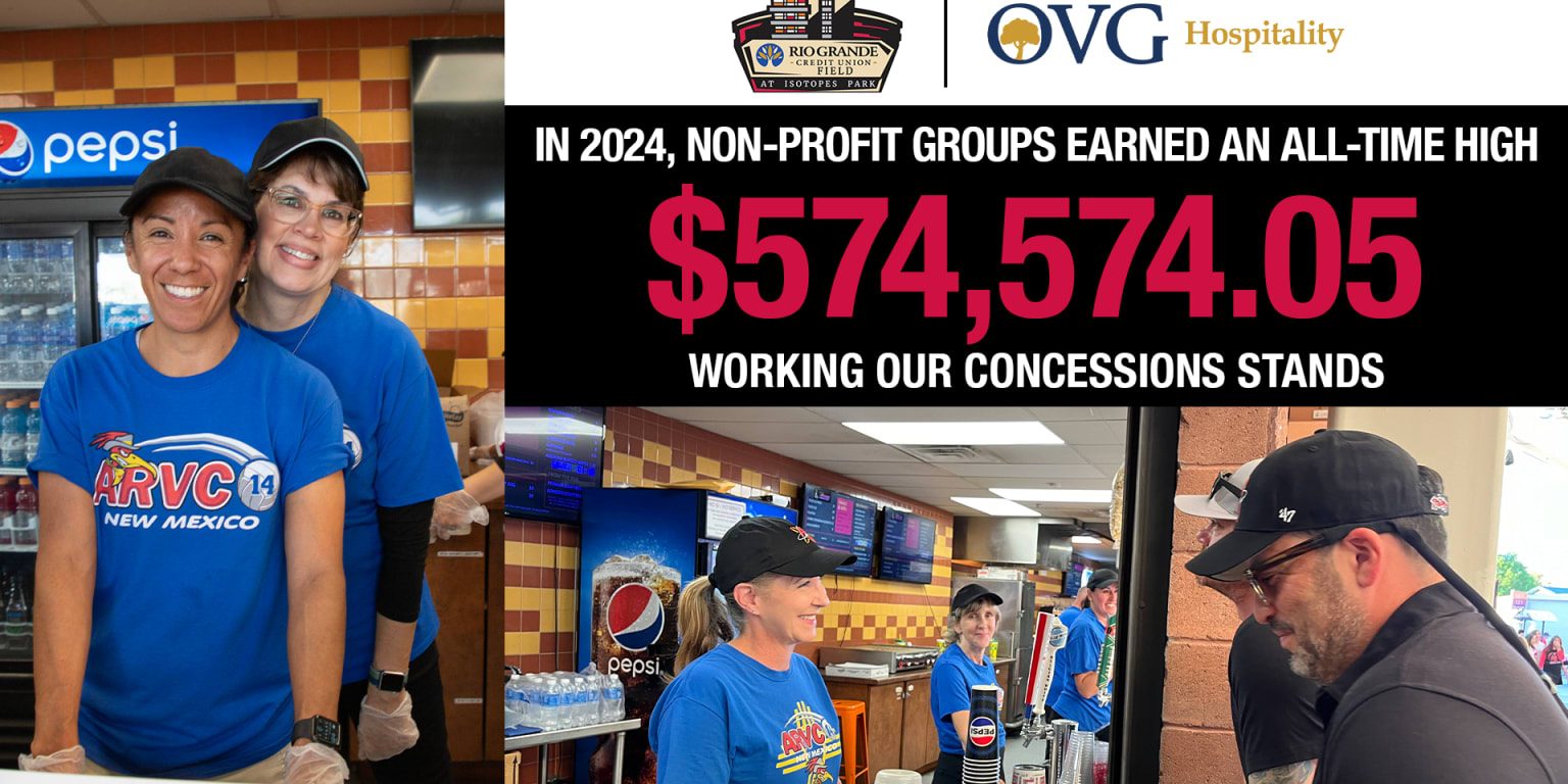 Season of Giving: Non-Profit Groups Working Concessions Earn All-Time ...