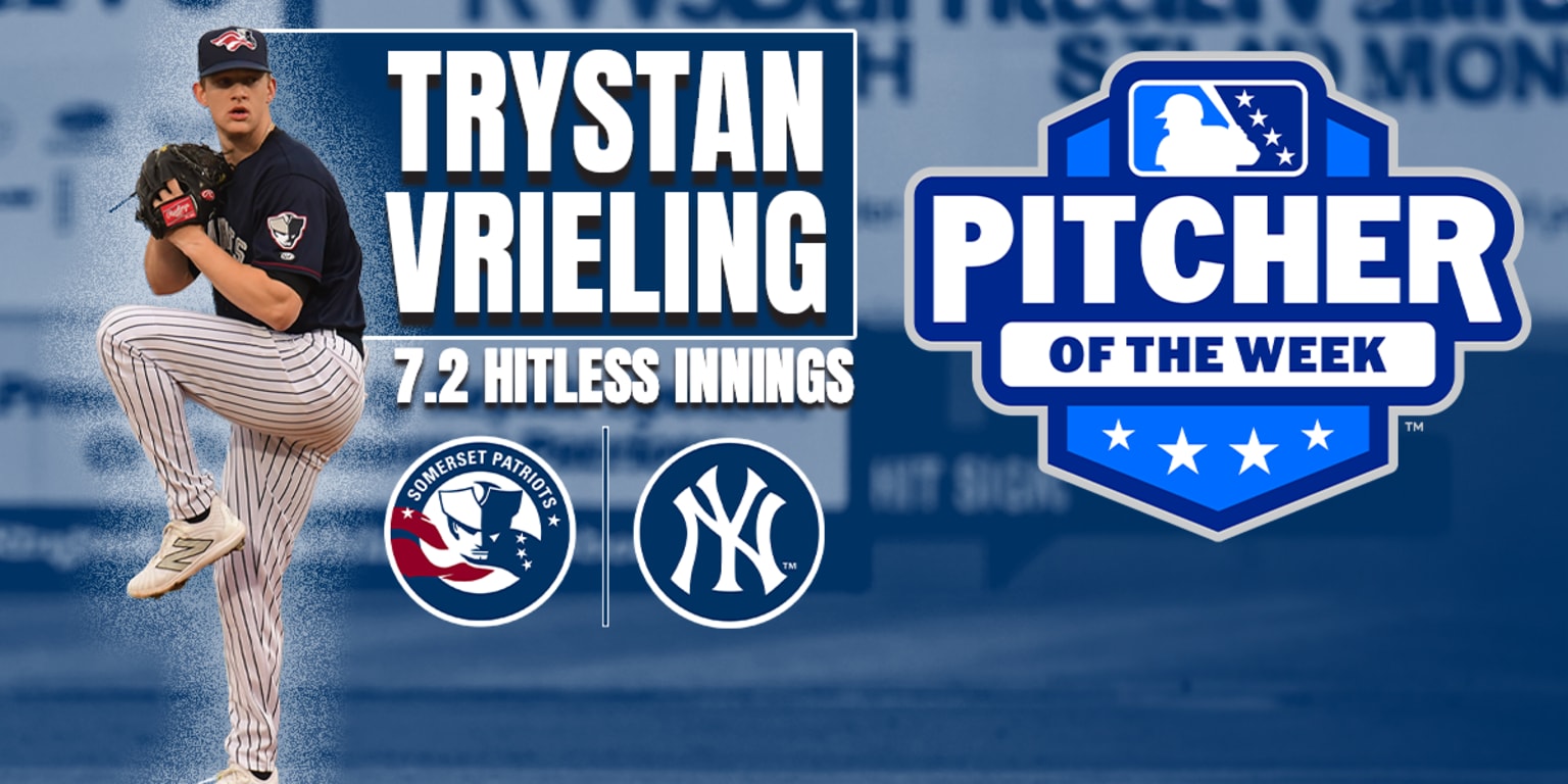 Trystan Vrieling Named Eastern League Pitcher of the Week 4/15 – 4/21 ...