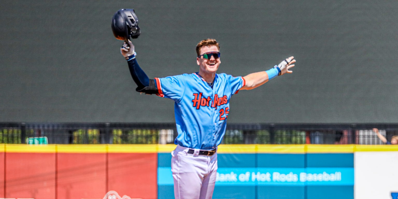 Robertson Goes Deep in Hot Rods 7-4 Rain-Shortened Win | MiLB.com