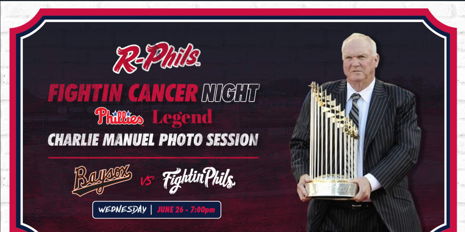 Phillies Legend Charlie Manuel to Appear at Fightin Cancer Night June ...