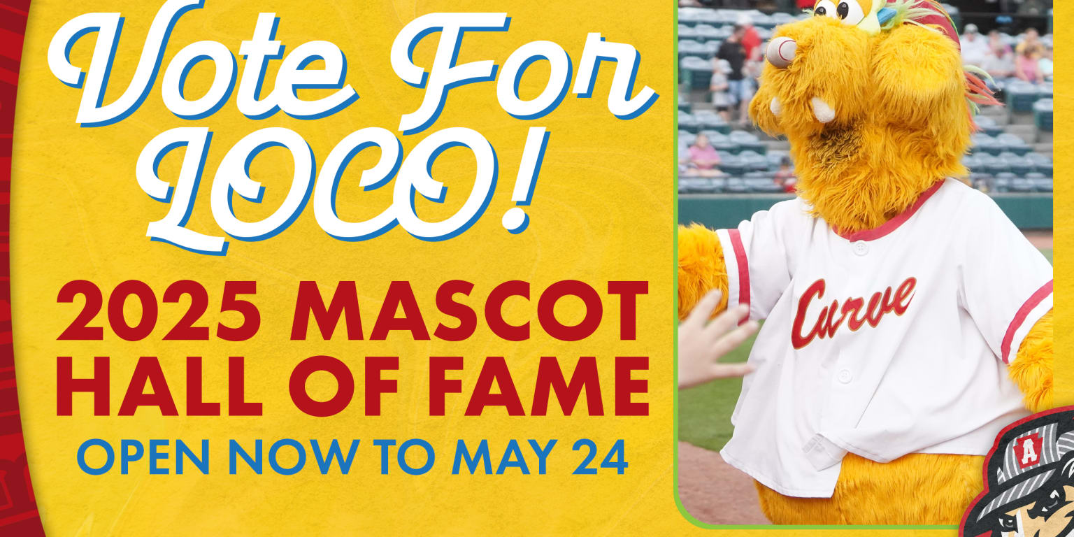 Curve Mascot LOCO Nominated for Mascot Hall of Fame | MiLB.com