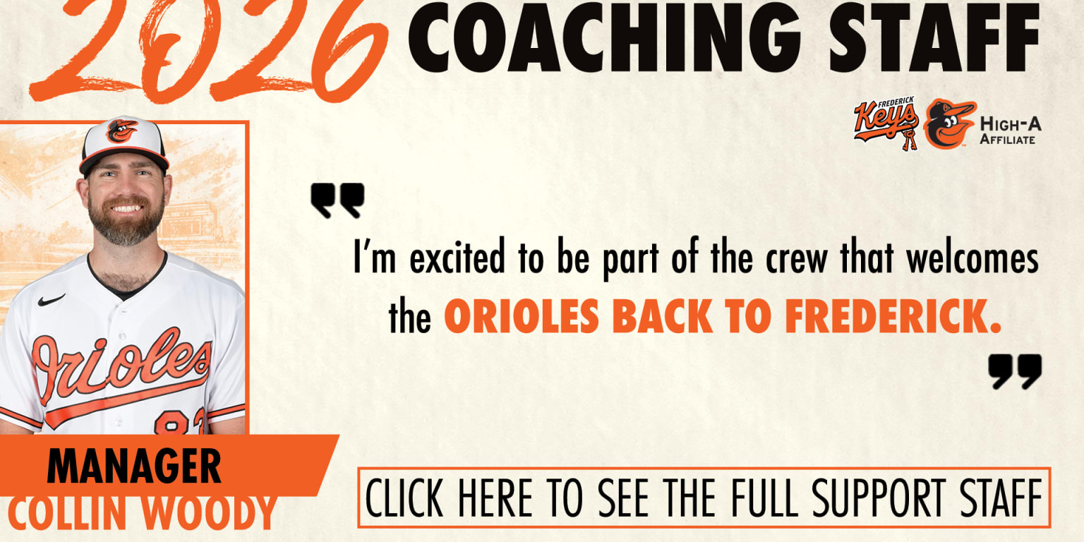 Frederick Keys Announce 2026 Coaching Staff | MiLB.com