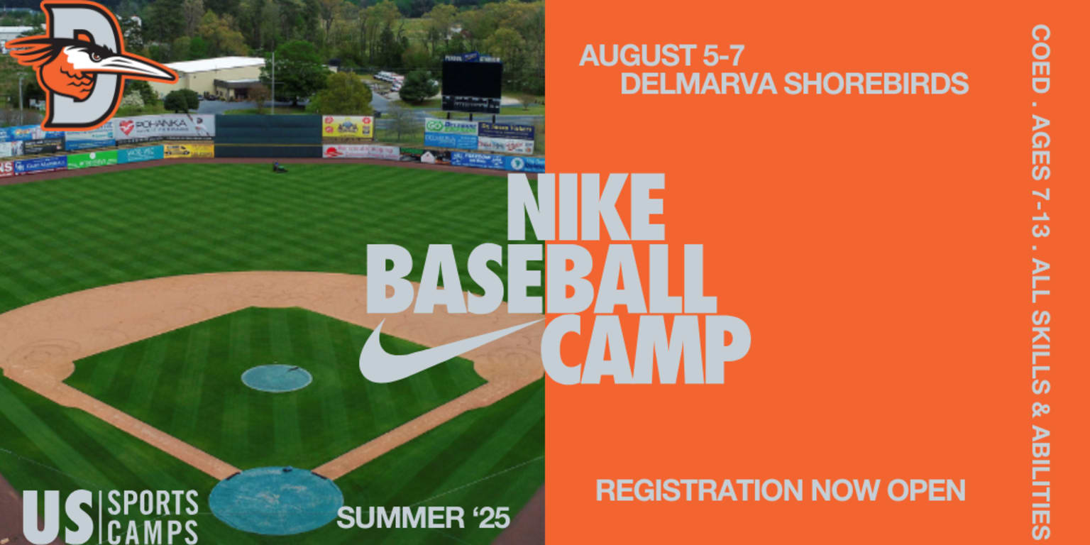 Register TODAY for the Shorebirds Nike Baseball Camp Aug. 5 - 7! | MiLB.com