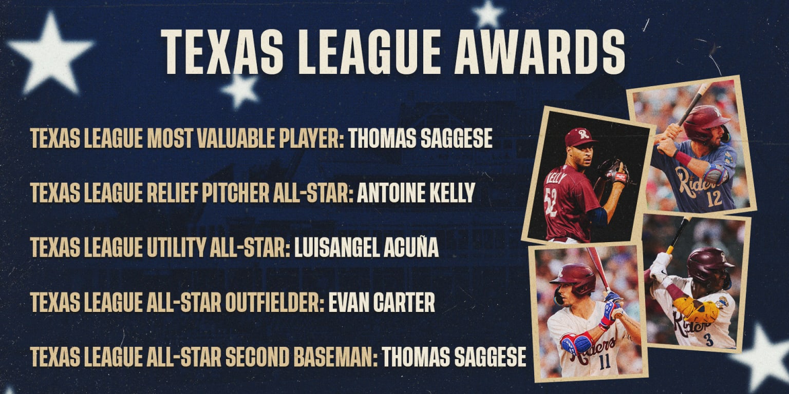 Saggese wins Texas League MVP, four RoughRiders collect honors | MiLB.com