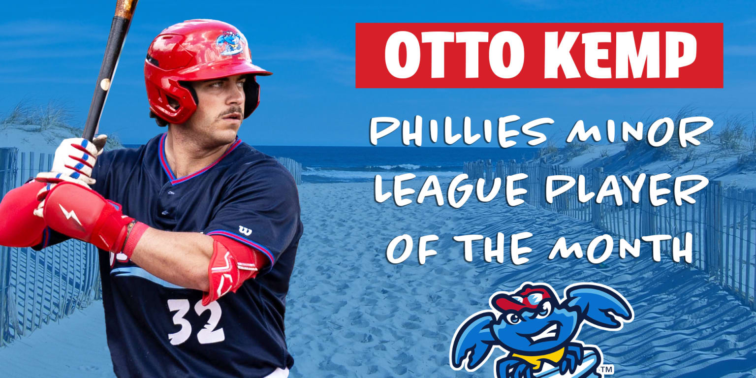 Kemp Wins Phillies Minor League Hitter of the Month for May | BlueClaws