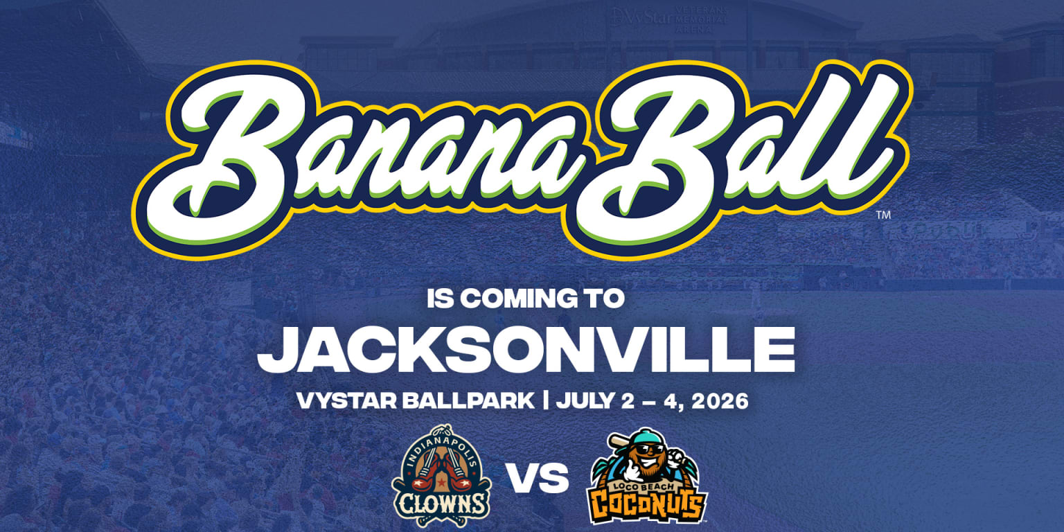 Banana Ball World Tour to come to VyStar Ballpark in 2026 | Jumbo Shrimp