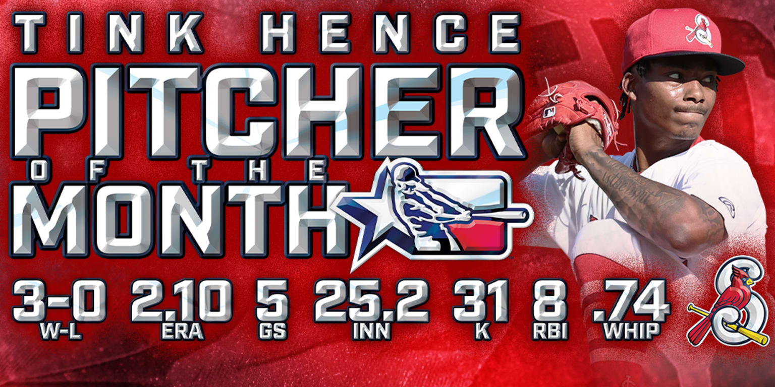 Springfield's Tink Hence wins Texas League Pitcher of the Month for ...