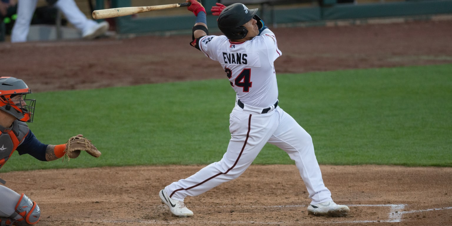 Phillip Evans Peppers Four Hits, Aces Secure Series Split with Express | MiLB.com