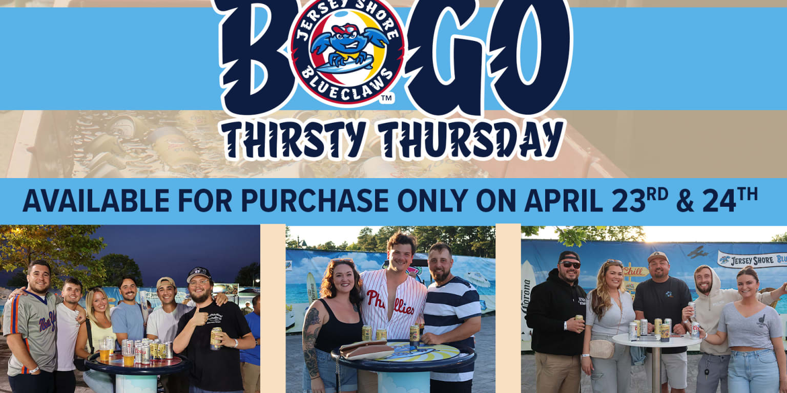 BOGO Thirsty Thursday - Wednesday/Thursday Only | MiLB.com