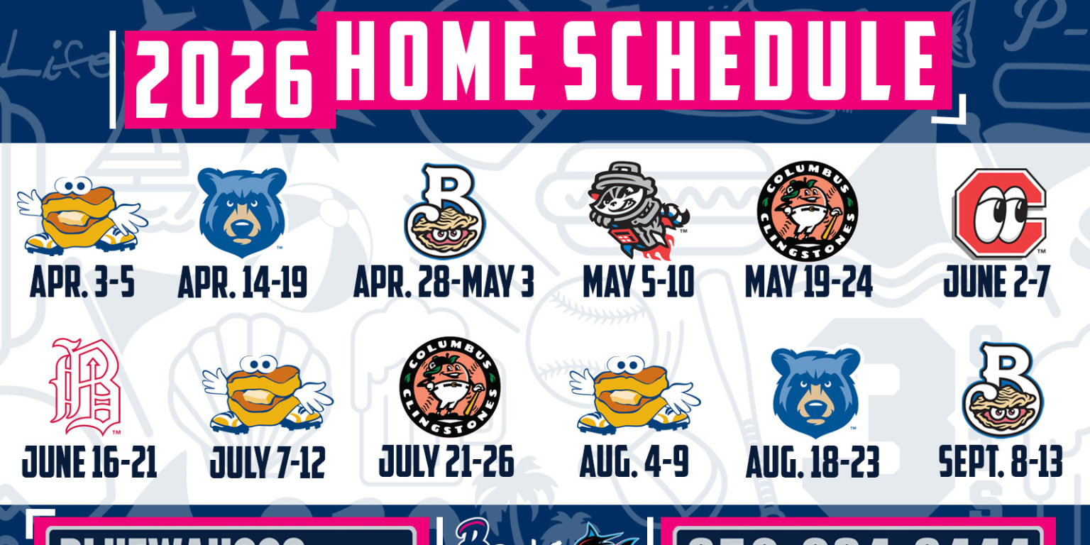 Blue Wahoos 2026 Home Schedule | Blue Wahoos