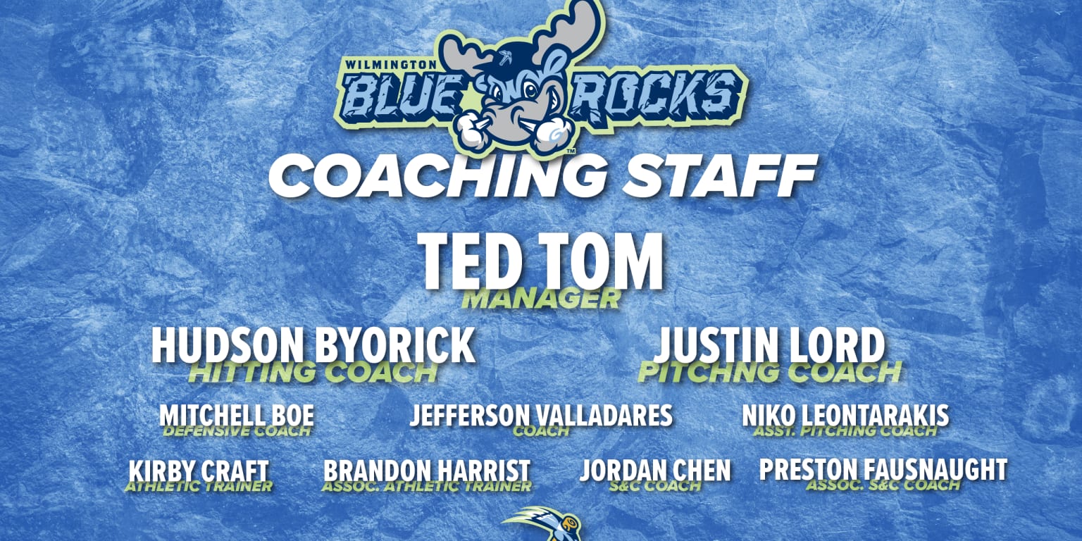 Nationals Announce 2026 Blue Rocks’ Coaching Staff