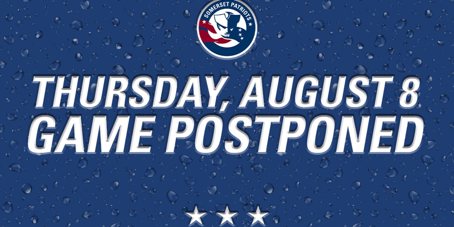 Thursday, August 8 Game Postponed Due To Rain | MiLB.com