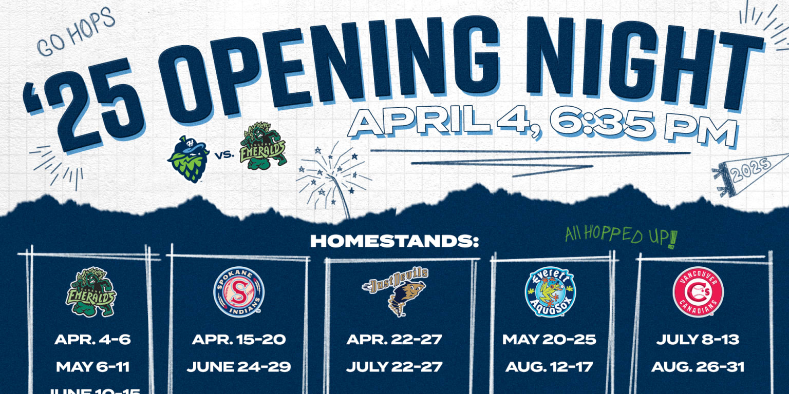 2025 Hillsboro Hops Home Schedule Released | MiLB.com