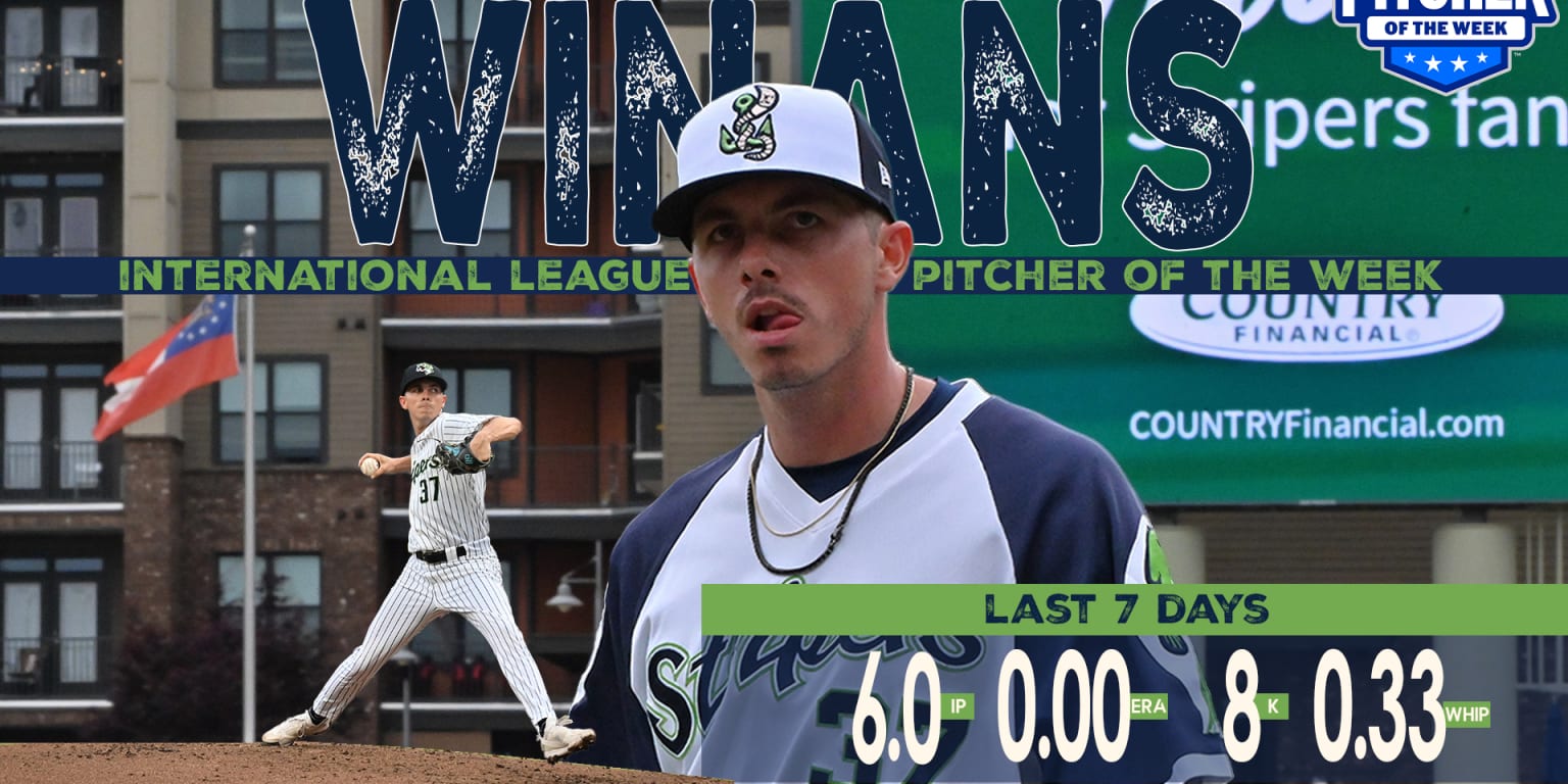 Stripers’ Allan Winans Named International League Pitcher of the Week ...