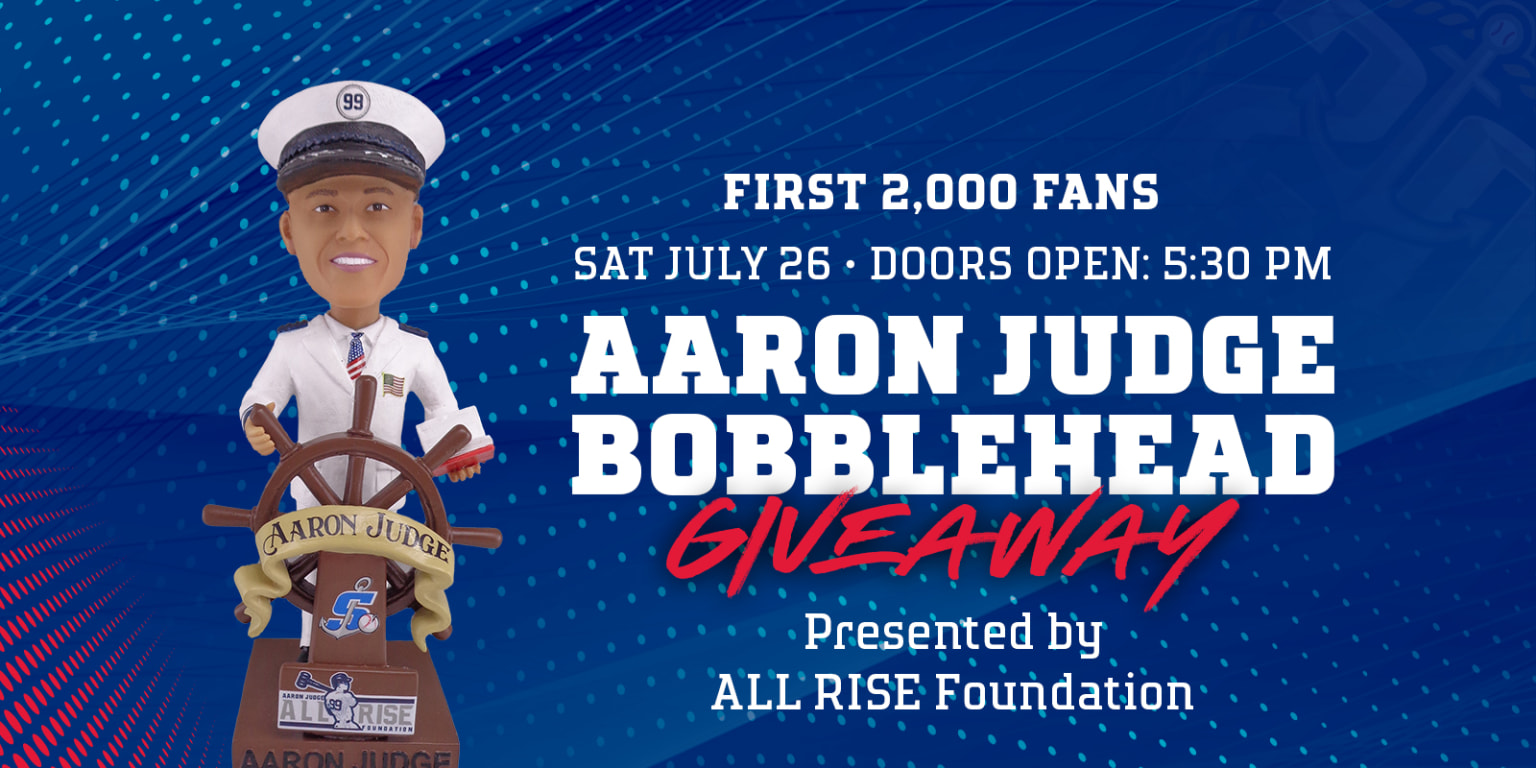 ALL RISE! AARON JUDGE BOBBLEHEAD NIGHT SET FOR SATURDAY, JULY 26 AT ...