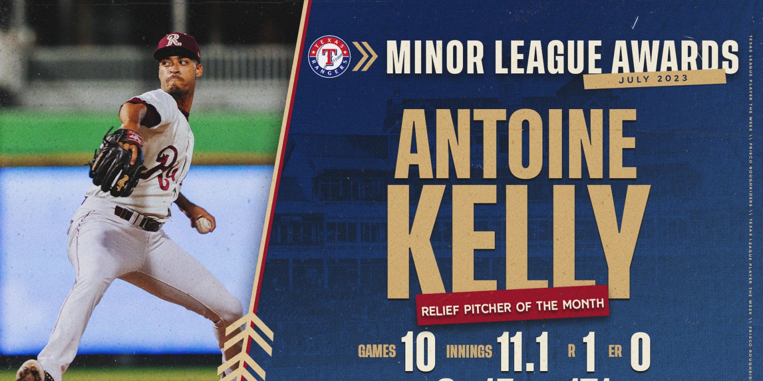Antoine Kelly wins Reliever of the Month | MiLB.com