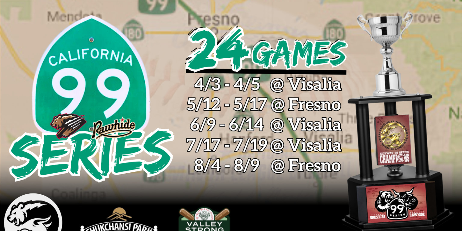 Fresno Grizzlies and Visalia Rawhide Announce New Highway 99 Rivalry Series