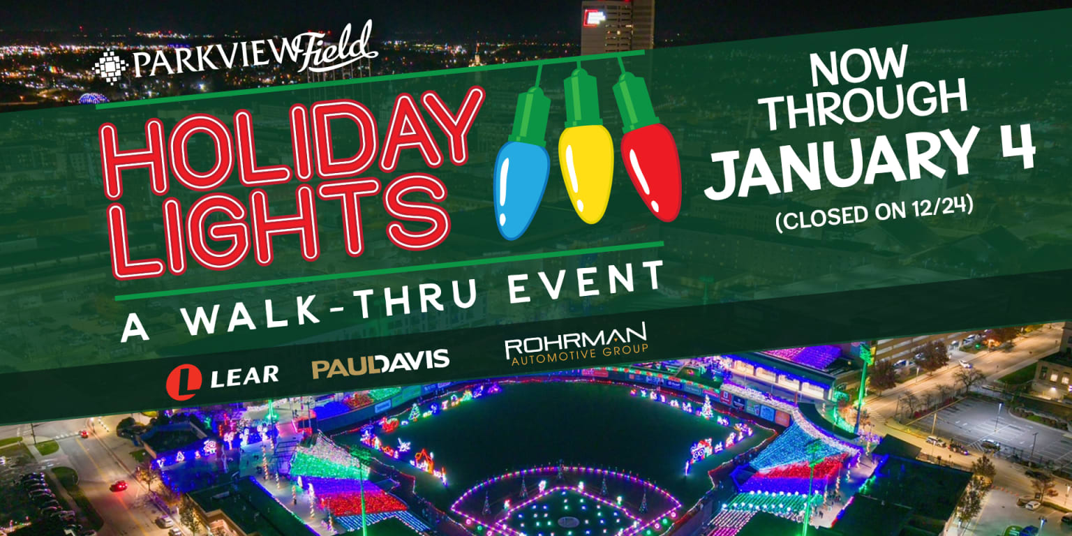 Parkview Field Holiday Lights | MiLB.com