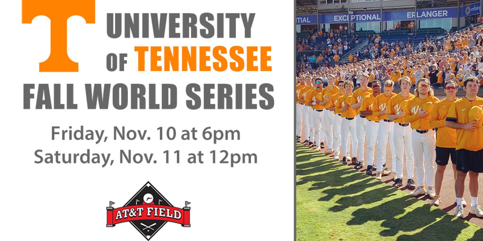 University of Tennessee to Host Fall World Series at AT&T Field | MiLB.com