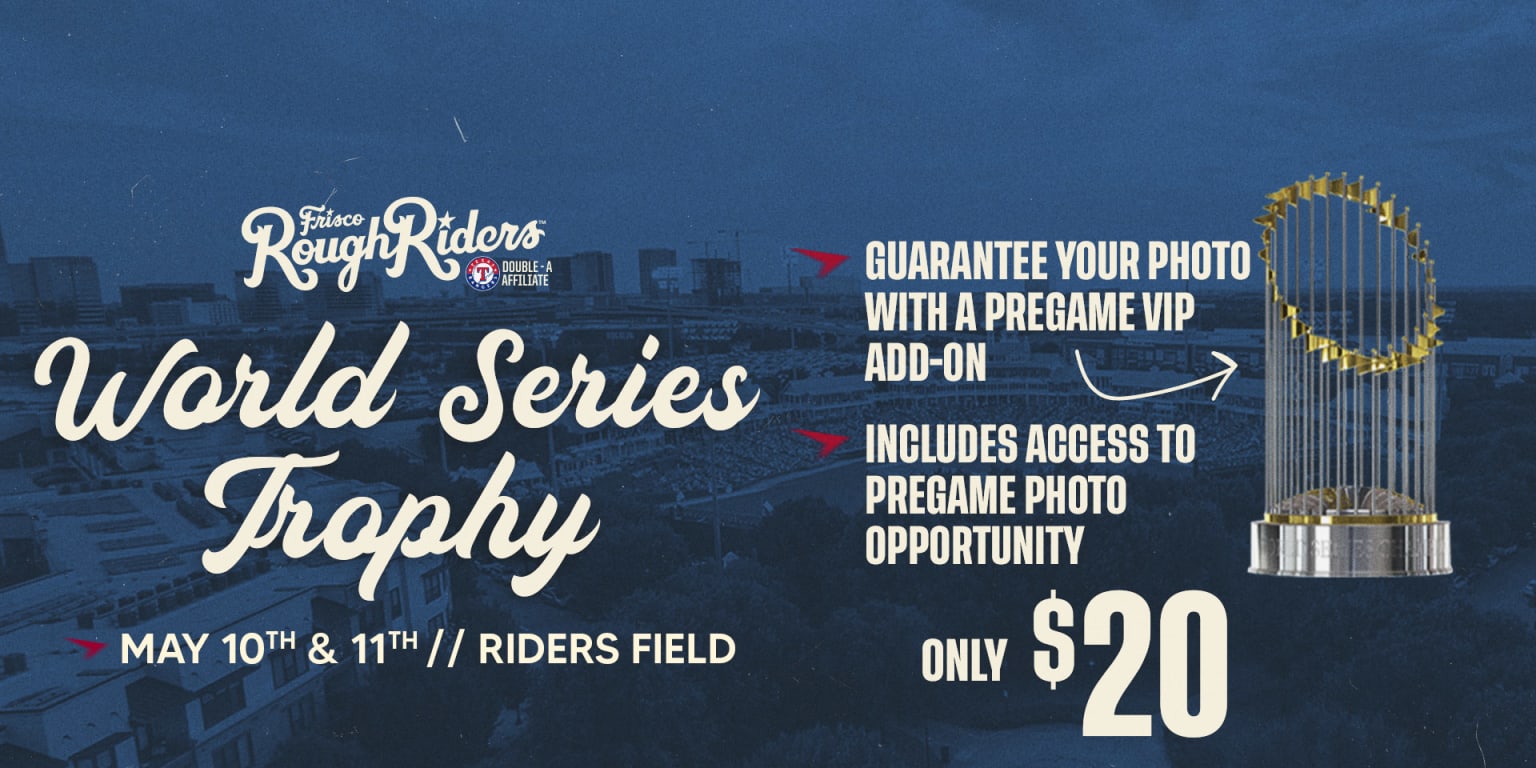 2024 World Series Trophy to visit Riders Field for Evan Carter Weekend ...