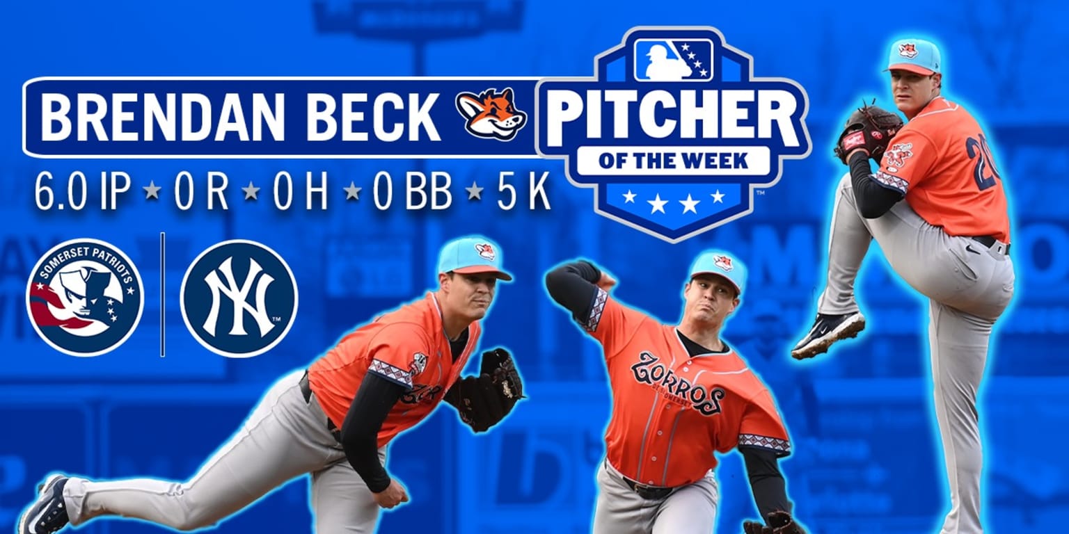Brendan Beck Named Eastern League Pitcher of the Week | MiLB.com