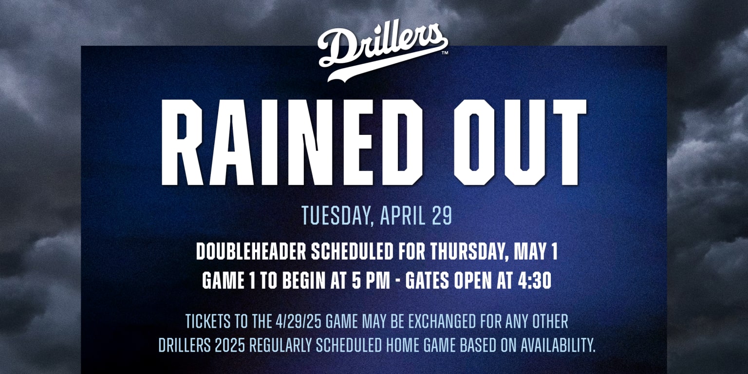 Drillers Game Rained Out | MiLB.com