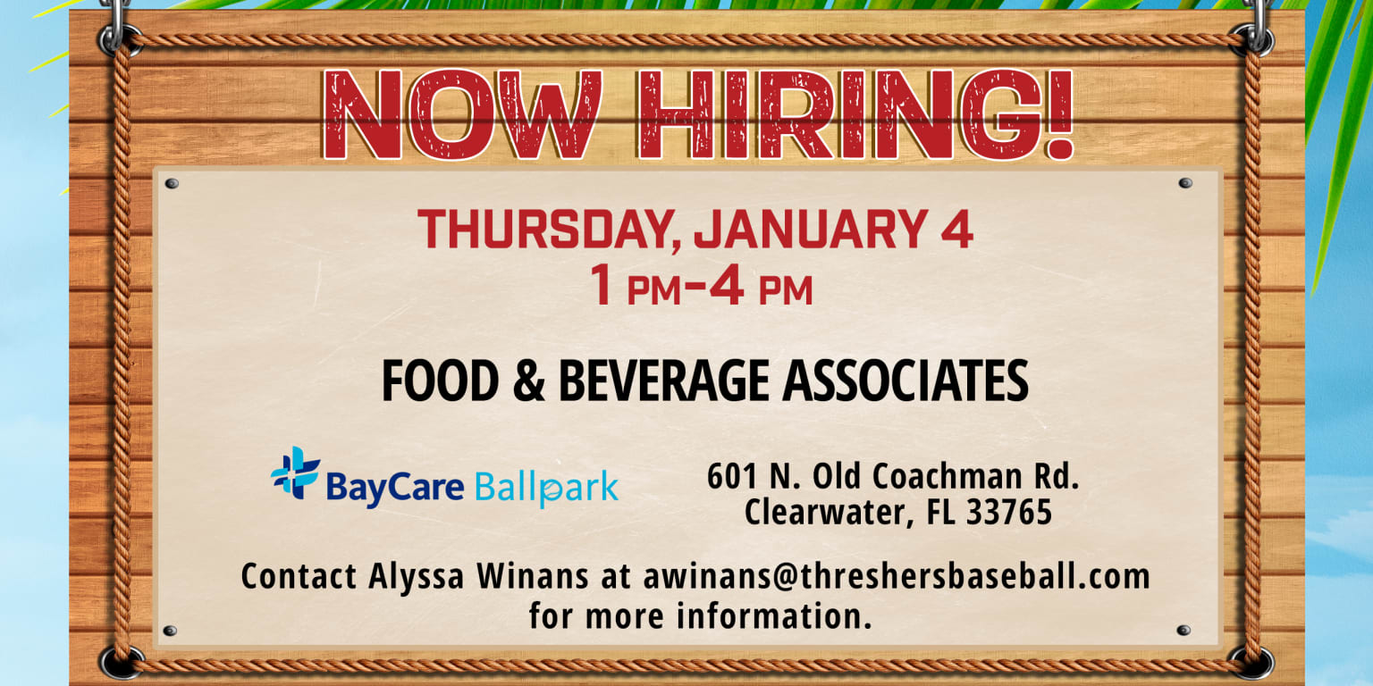 Threshers January 2024 Job Fairs | MiLB.com