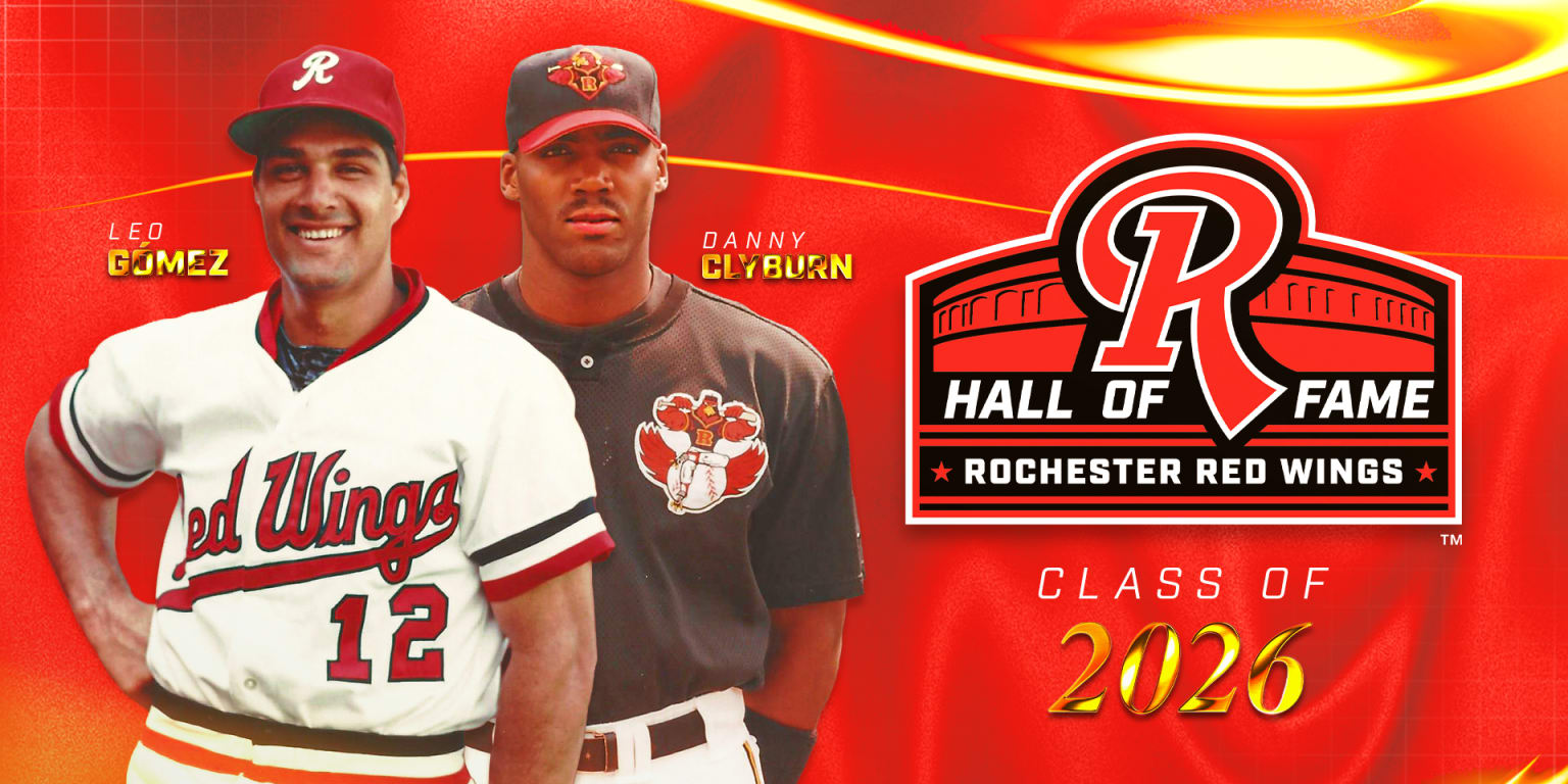 DANNY CLYBURN, LEO GÓMEZ TO BE INDUCTED INTO THE RED WINGS HALL OF FAME
