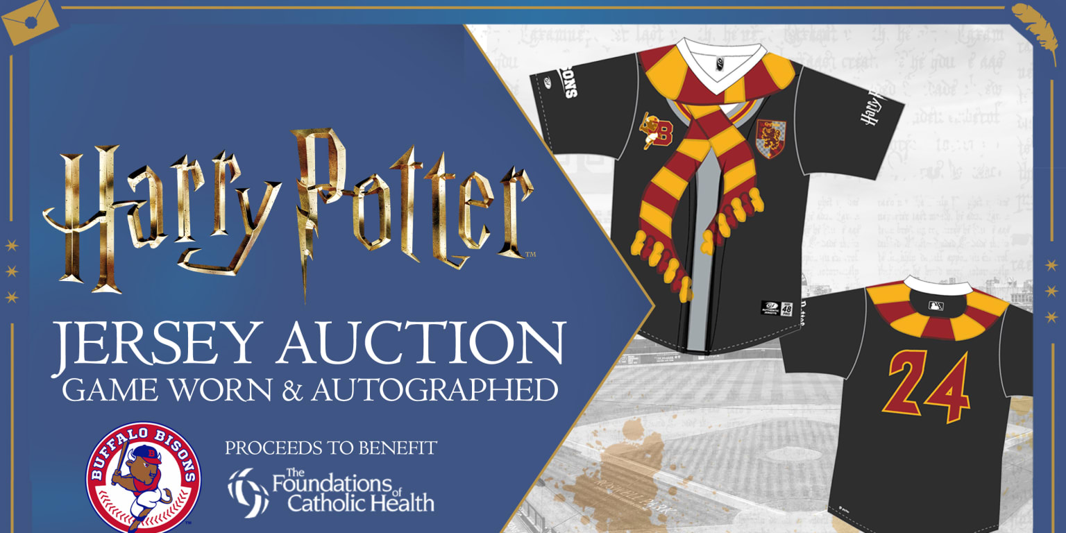 Buffalo Bisons Harry Potter Game-Worn Autographed Jersey Auction | MiLB.com