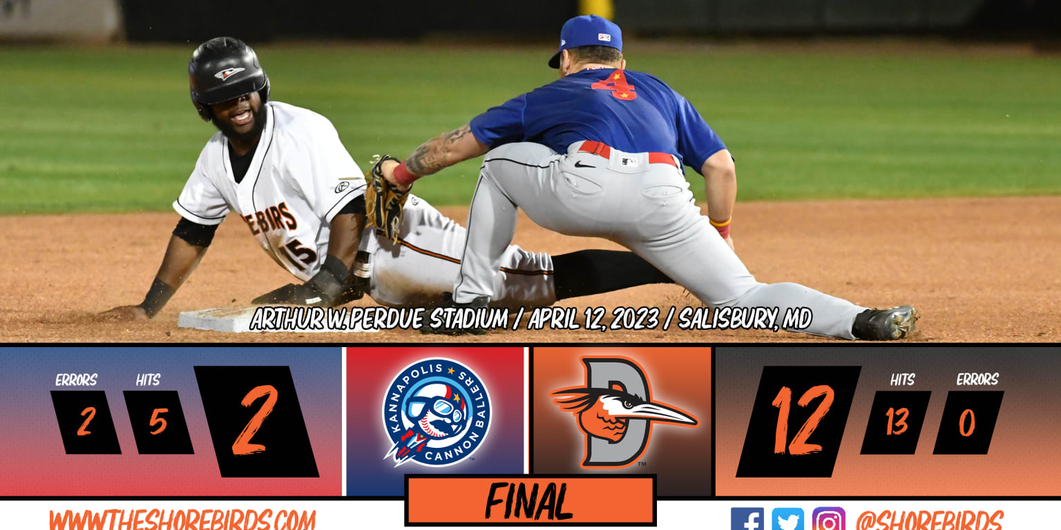 Shorebirds' Offense Explodes Late to Win Game Two Versus Kannapolis ...