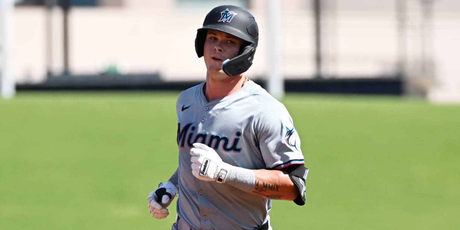 Marlins prospect Kemp Alderman hits 119.5 mph homer in Fall League ...